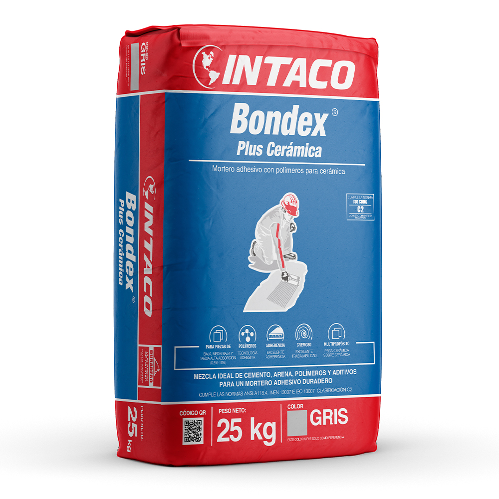 Bondex Plus Cerámica INTACO – CONSTRUCOMERCIAL