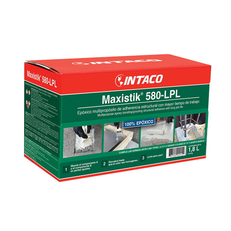 Maxistik 580 INTACO: Epóxico Estructural para Unión de Concreto ...